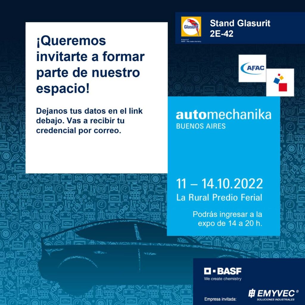 Te esperamos en Automechanika Buenos Aires 2022 - EMYVEC - Cabinas de Pintura Industria y Automotor